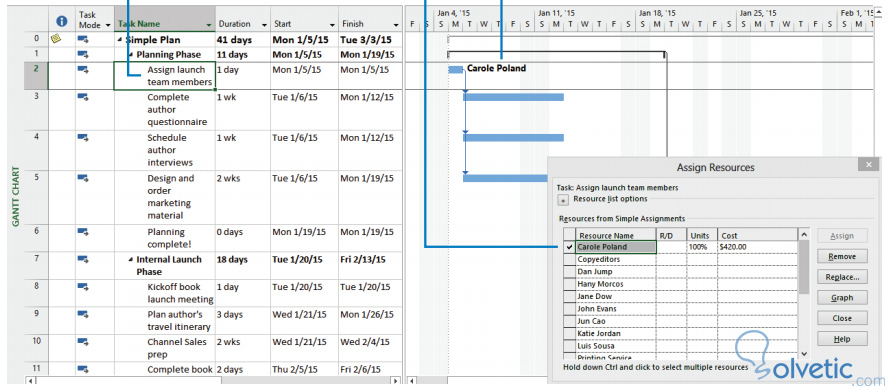 Microsoft Project 2013 - Solvetic - Página 19