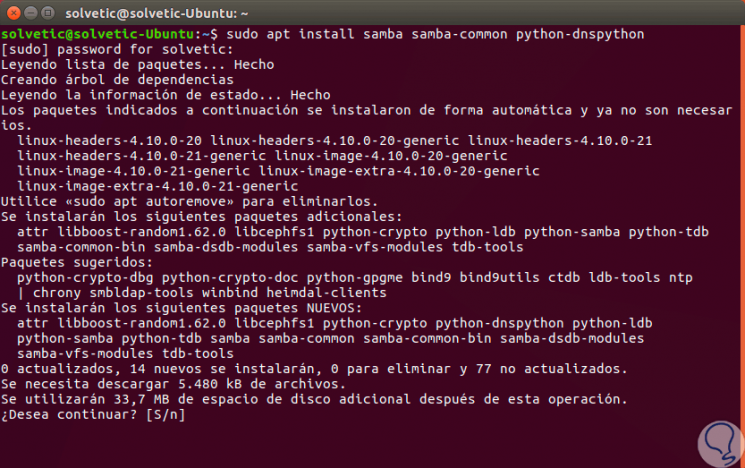 Instalar Samba en Ubuntu Linux y compartir con Windows 10 - Solvetic