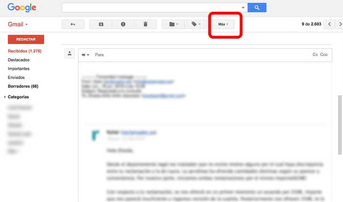 Como reenviar conversaciones completas en Gmail - Solvetic
