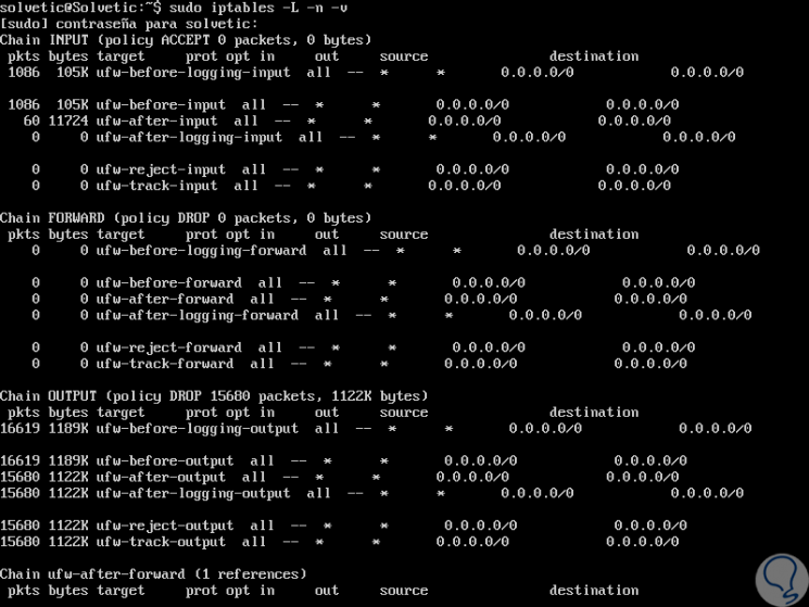 Cómo usar comandos Iptables Netfilter en Linux - Solvetic