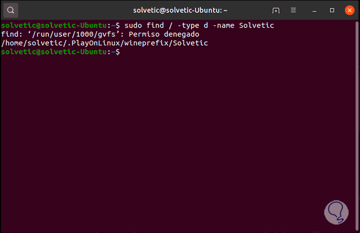 Cómo usar comando Find en Linux - Solvetic