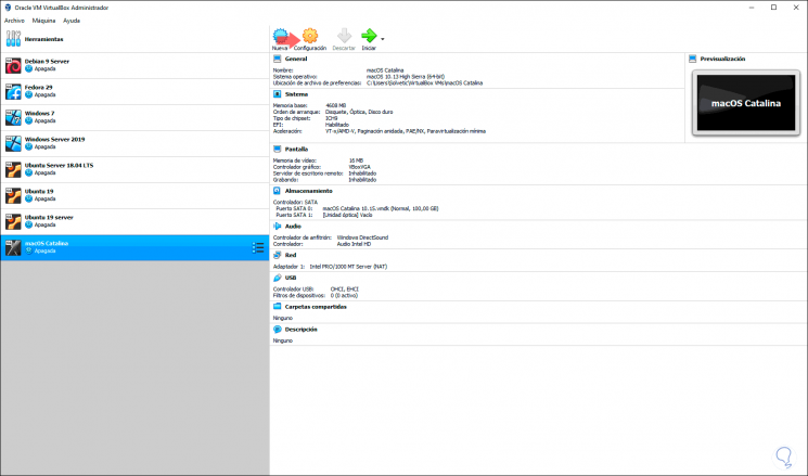 Instalar macOS Catalina en VirtualBox - Solvetic