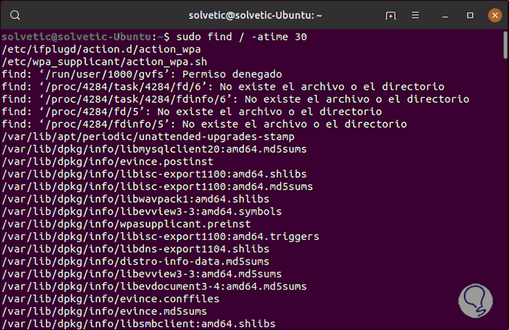 Cómo usar comando Find en Linux - Solvetic