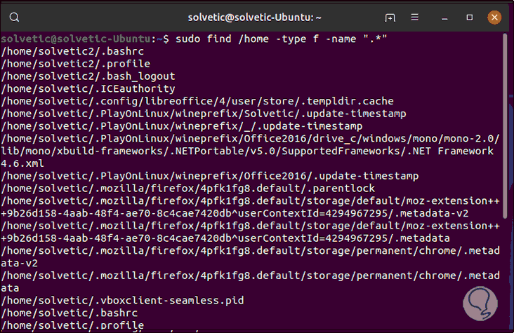 Cómo usar comando Find en Linux - Solvetic