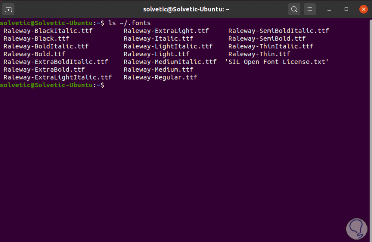 Cómo instalar fuentes Ubuntu 20.10, 20.04 - Solvetic