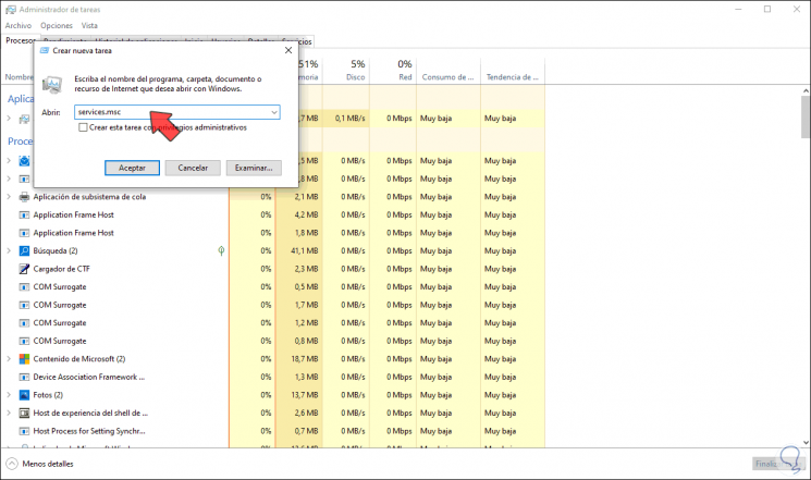 Cómo abrir Servicios en Windows 10 - Solvetic