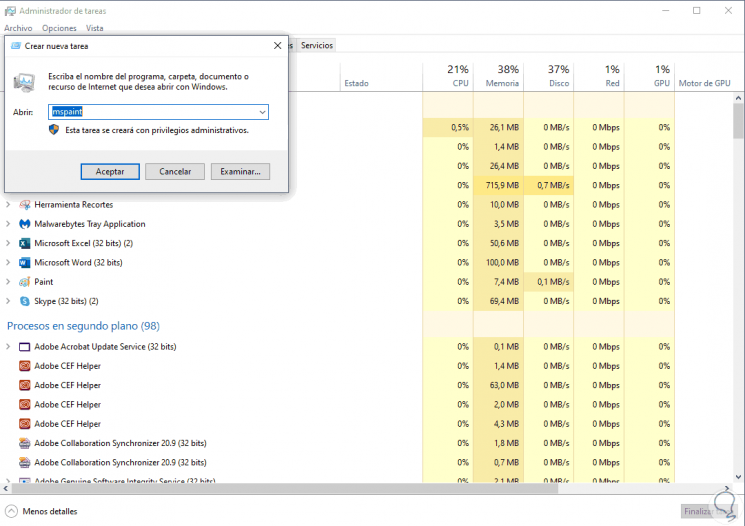 Cómo abrir Ejecutar en Windows 10 con el teclado y todas las opciones ...