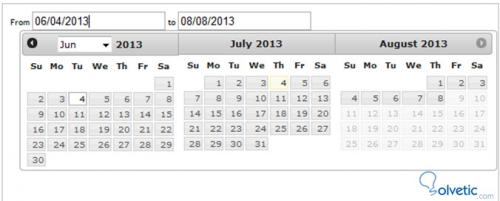 Datepickers con jQuery UI - Solvetic