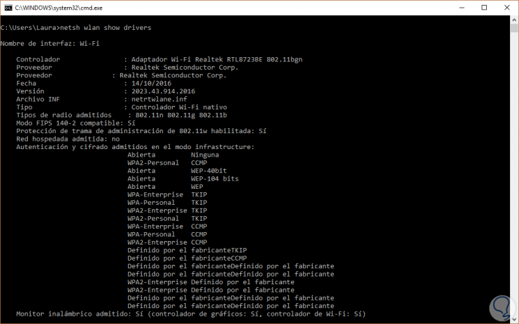 Comando Netsh para gestionar conexión red WiFi Windows - Solvetic