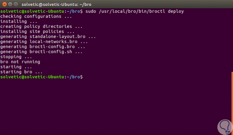 Cómo instalar Bro (análisis de red y seguridad) Ubuntu Linux - Solvetic