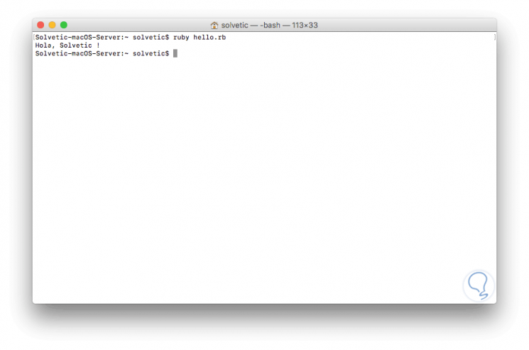 Instalar Ruby y crear un entorno de programación en macOS - Solvetic