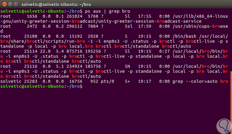 Cómo instalar Bro (análisis de red y seguridad) Ubuntu Linux - Solvetic
