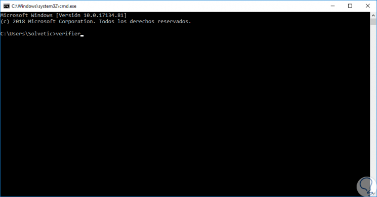 Cómo usar Driver Verifier Windows 10 - Solvetic