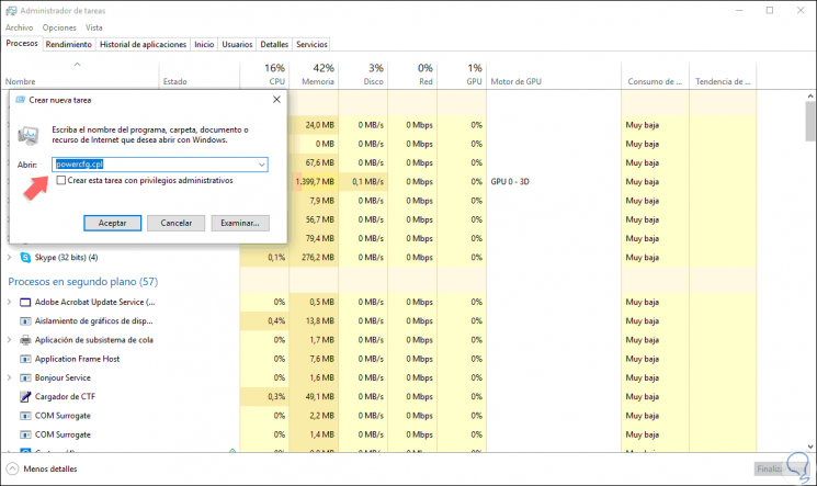 Cómo abrir Opciones energía Windows 10 - Solvetic