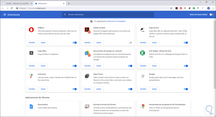 Solucionar qué es Chrome error ERR_SSL_VERSION_INTERFERENCE - Solvetic