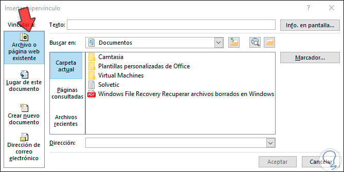Insertar PDF en Excel 2019 y Excel 2016 | Imagen o enlace - Solvetic