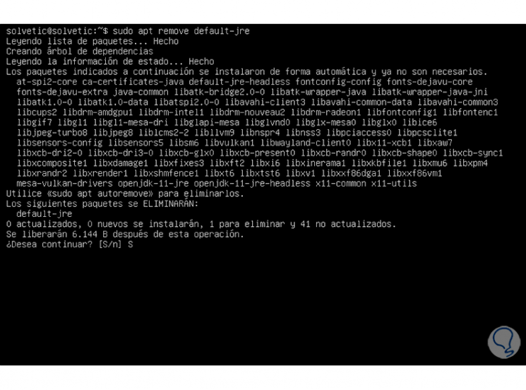 Desinstalar JAVA en Linux - Solvetic