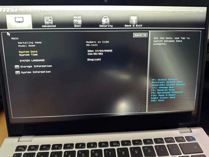 COMO ENTRAR a la BIOS MSI ️ SOLUCION - Solvetic