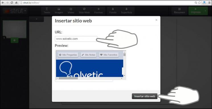 Diseñar presentación HTML5 desde la nube con Strut - Solvetic