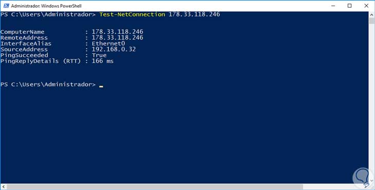 Ipconfig, tracert, ping y nslookup en PowerShell - Solvetic