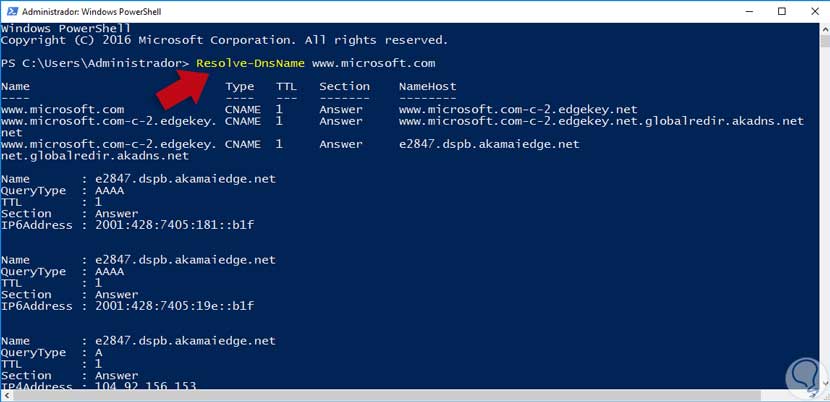 Ipconfig, tracert, ping y nslookup en PowerShell - Solvetic