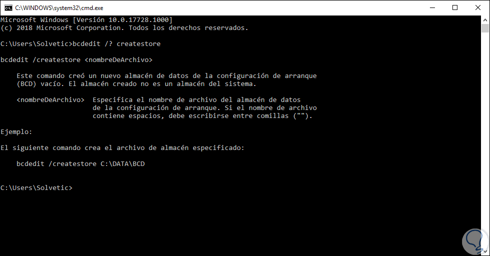 Comando BCDEDIT Windows 10 - Solvetic