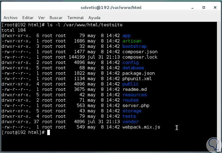 Cómo instalar Laravel PHP Web Framework en CentOS - Solvetic