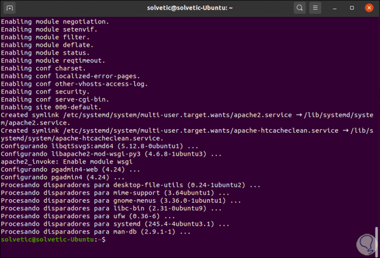 Instalar PostgreSQL y pgAdmin4 en Ubuntu 20.10 - Solvetic