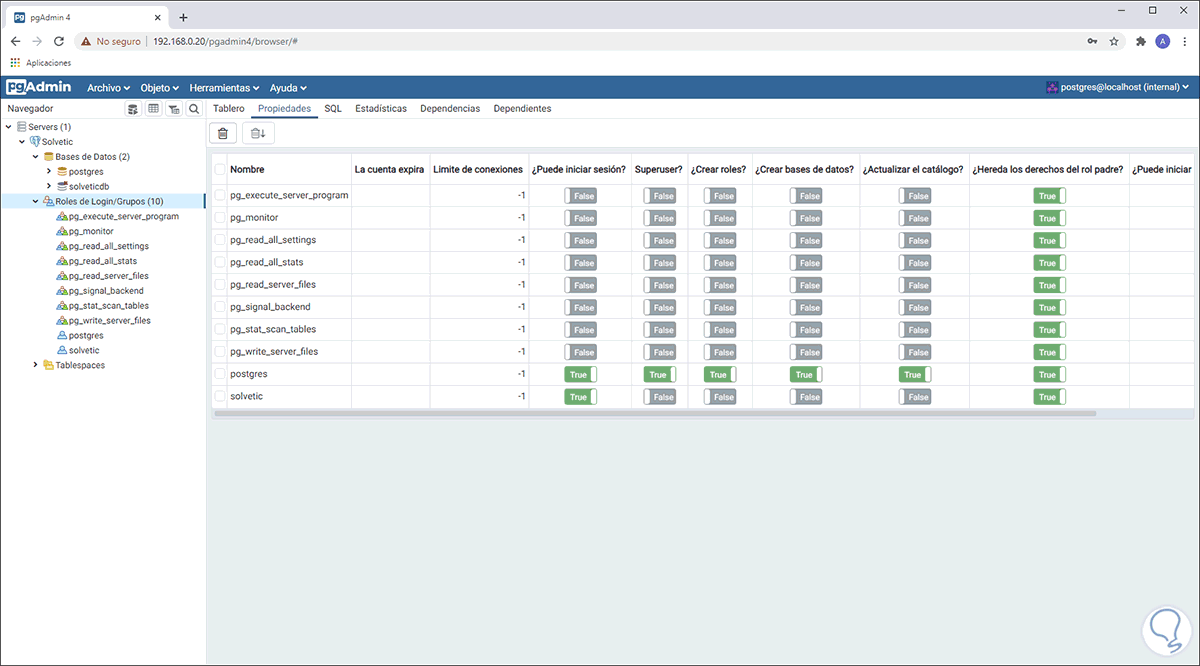 Instalar PostgreSQL y pgAdmin4 en Ubuntu 20.10 - Solvetic