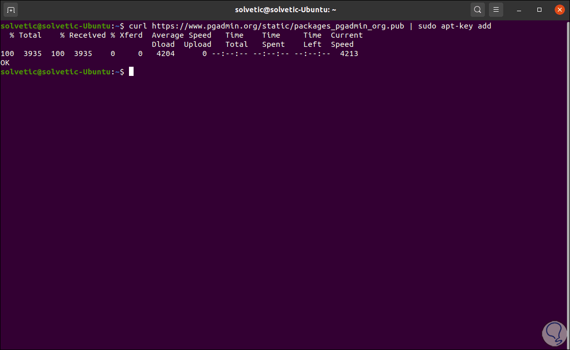 Instalar PostgreSQL y pgAdmin4 en Ubuntu 20.10 - Solvetic