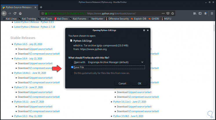Instalar Python Kali Linux 2020 - Solvetic
