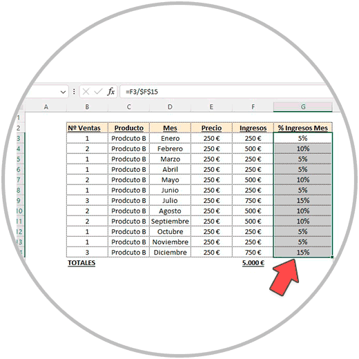 Cómo Fijar una celda en una fórmula de Excel ️ - Solvetic