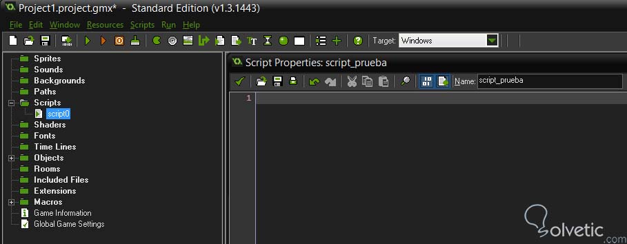 Scripts, variables y funciones en GameMaker: Studio - Solvetic