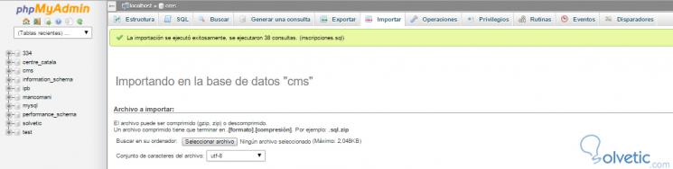 Cómo exportar/importar una Base de Datos en MySQL - Solvetic