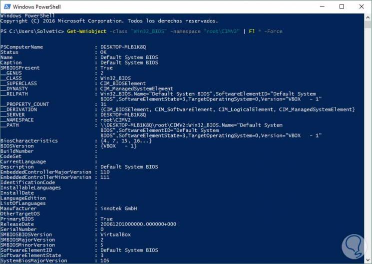 SISTEMAS- SOTELO-GONZALEZ: Información BIOS y listar eventos de encendido con PowerShell