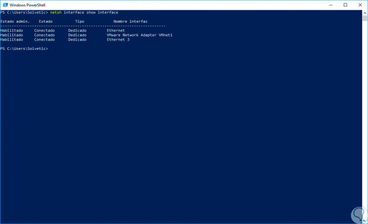 Comandos de red útiles para Windows PowerShell - Solvetic