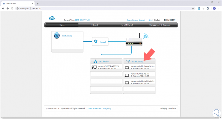 Cómo configurar y cambiar contraseña WiFi Router ETB ZTE ZXHN - Solvetic