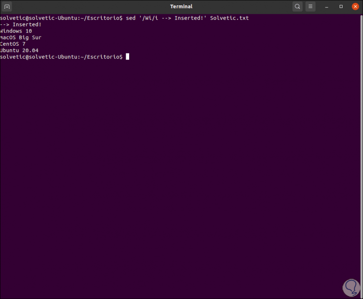 Cómo usar comando SED en Linux | EJEMPLOS - Solvetic