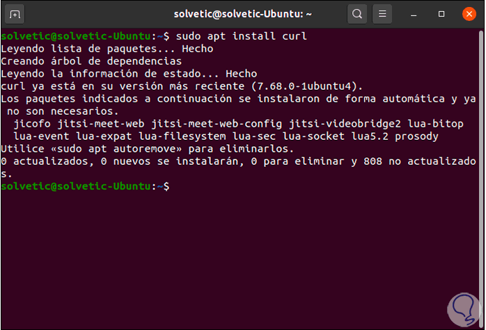 Cómo instalar cURL Ubuntu 20 04 - Solvetic