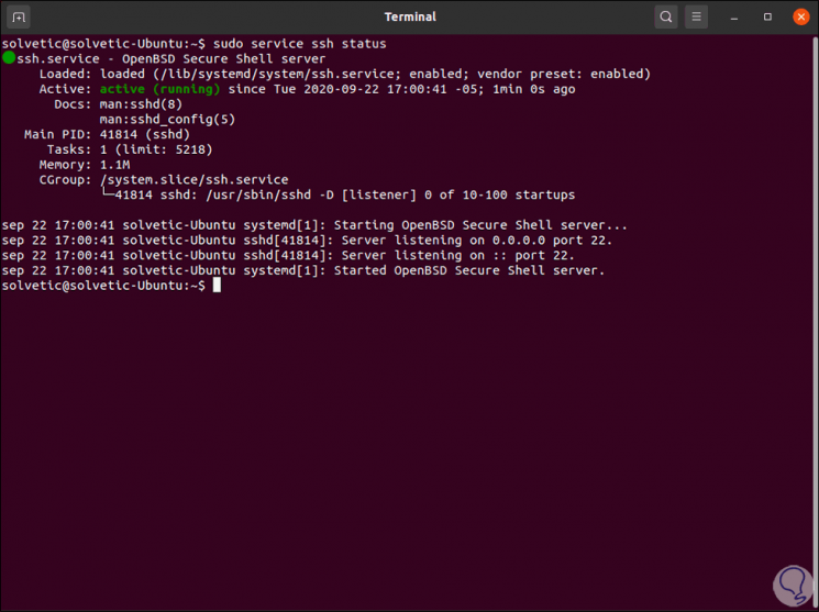 Instalar SSH en Ubuntu 20.04 - Solvetic
