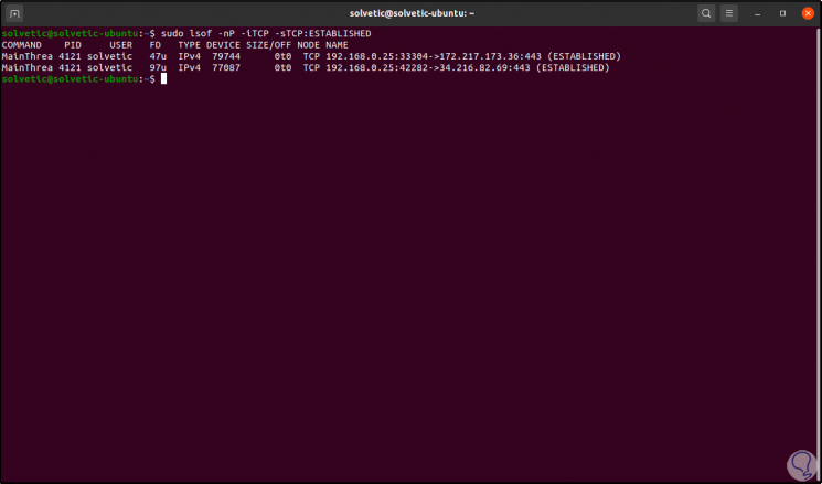 Comando para monitorear red Linux | ACTIVIDAD GESTION DE REDES - Solvetic