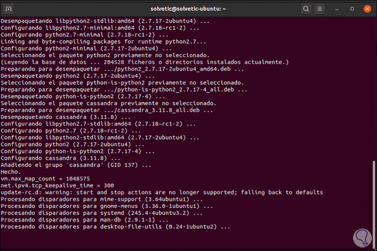 Instalar Apache Cassandra Ubuntu 20.04 - Solvetic