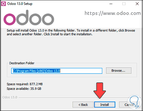 Instalar Odoo 13 Windows 10 - Solvetic