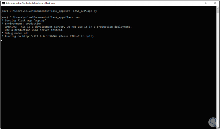 Instalar FLASK en Windows 10 - Solvetic