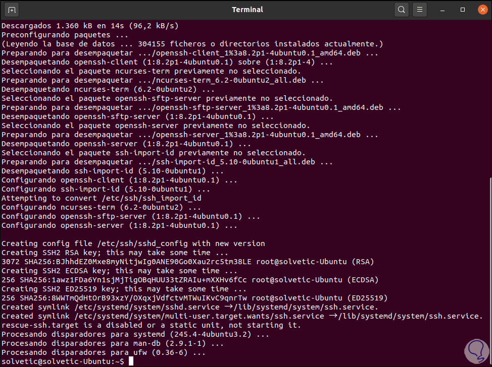Instalar SSH en Ubuntu 20.04 - Solvetic