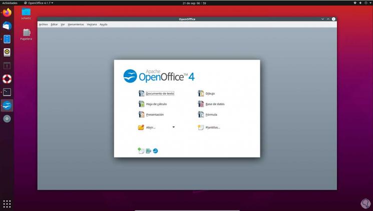 Instalar OpenOffice Ubuntu 20.04 - Solvetic