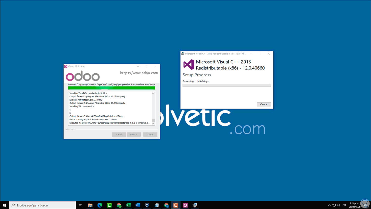 Instalar Odoo 13 Windows 10 - Solvetic