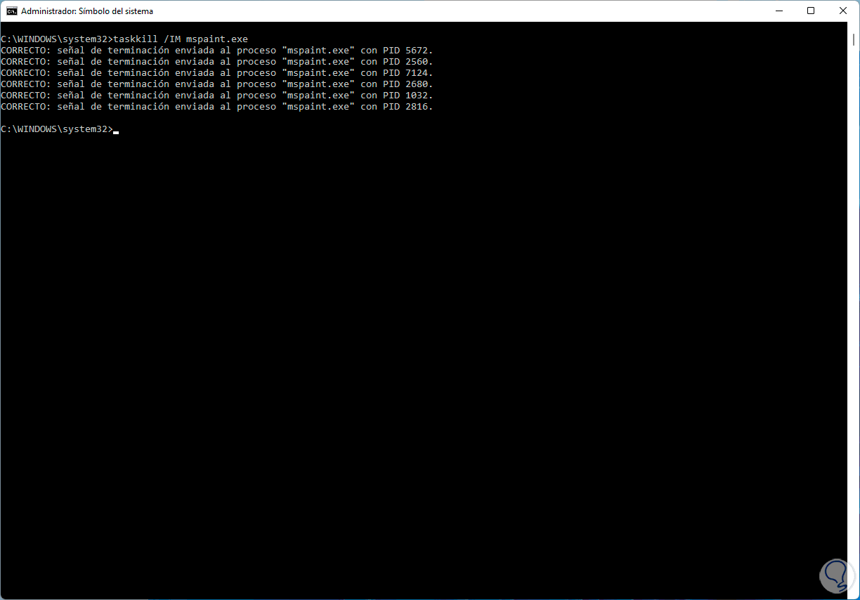 Terminar Procesos Windows 11 TASKKILL CMD y Menú - Solvetic