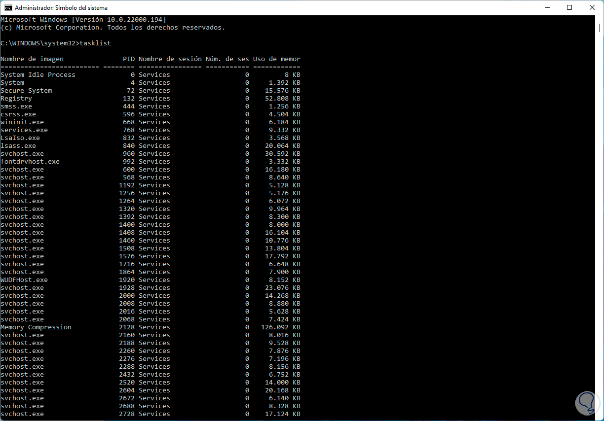 Terminar Procesos Windows 11 TASKKILL CMD y Menú - Solvetic