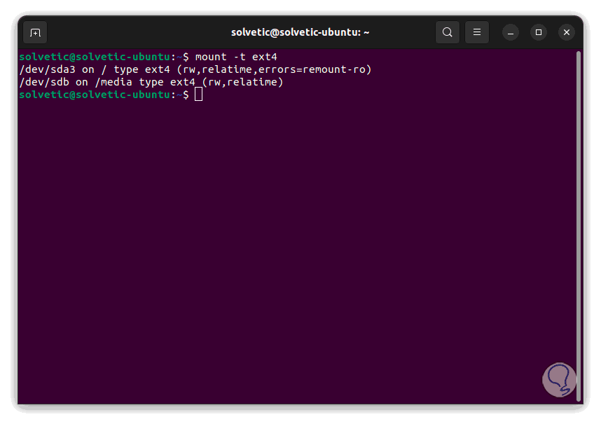 Cómo usar el Comando Mount en Linux ️ - Solvetic